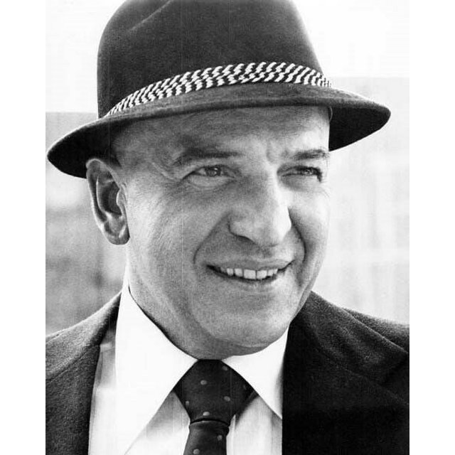 Telly Savalas in his classic black hat smiling as Kojak 24x30 inch ...