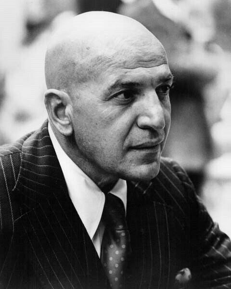 Telly Savalas in pin striped suit as Kojak 4x6 photo inch Poster who ...