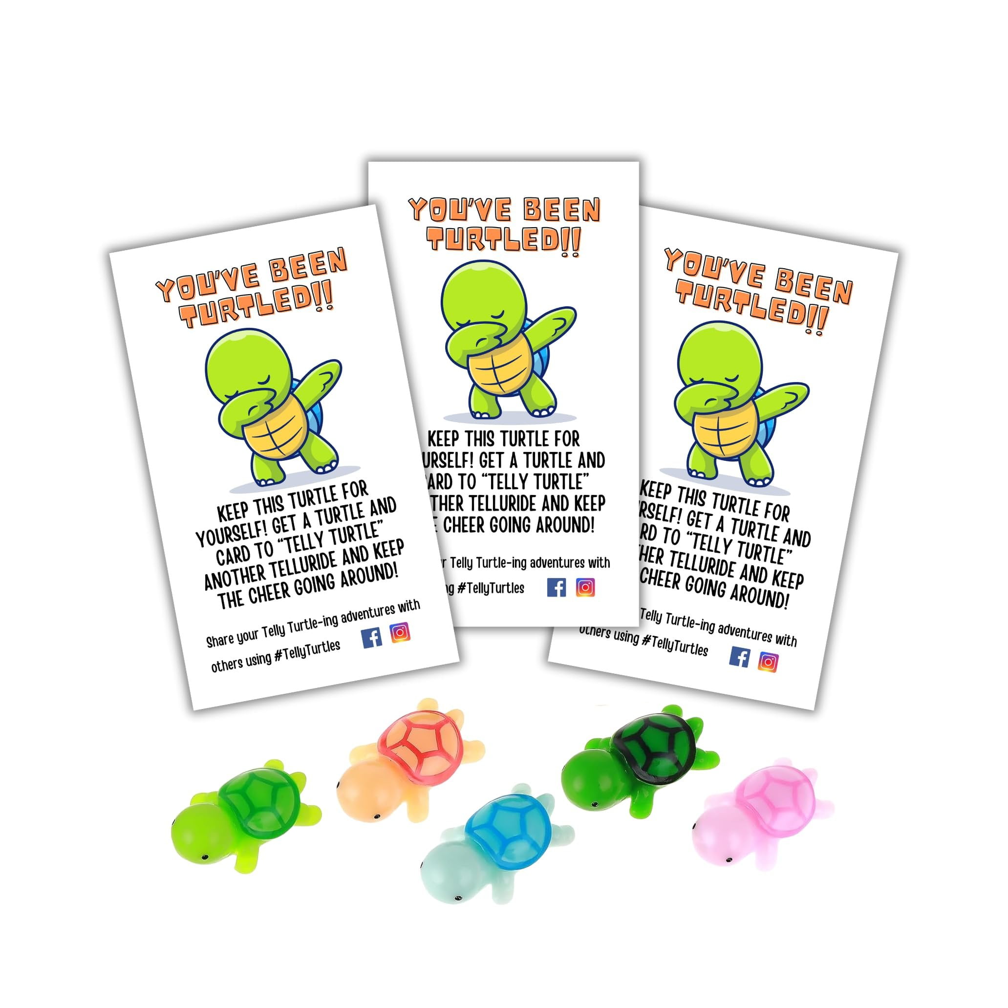 Telly Telly Telluride Turtles & Tags for Cars 60pk, 30 Resin Turtles ...