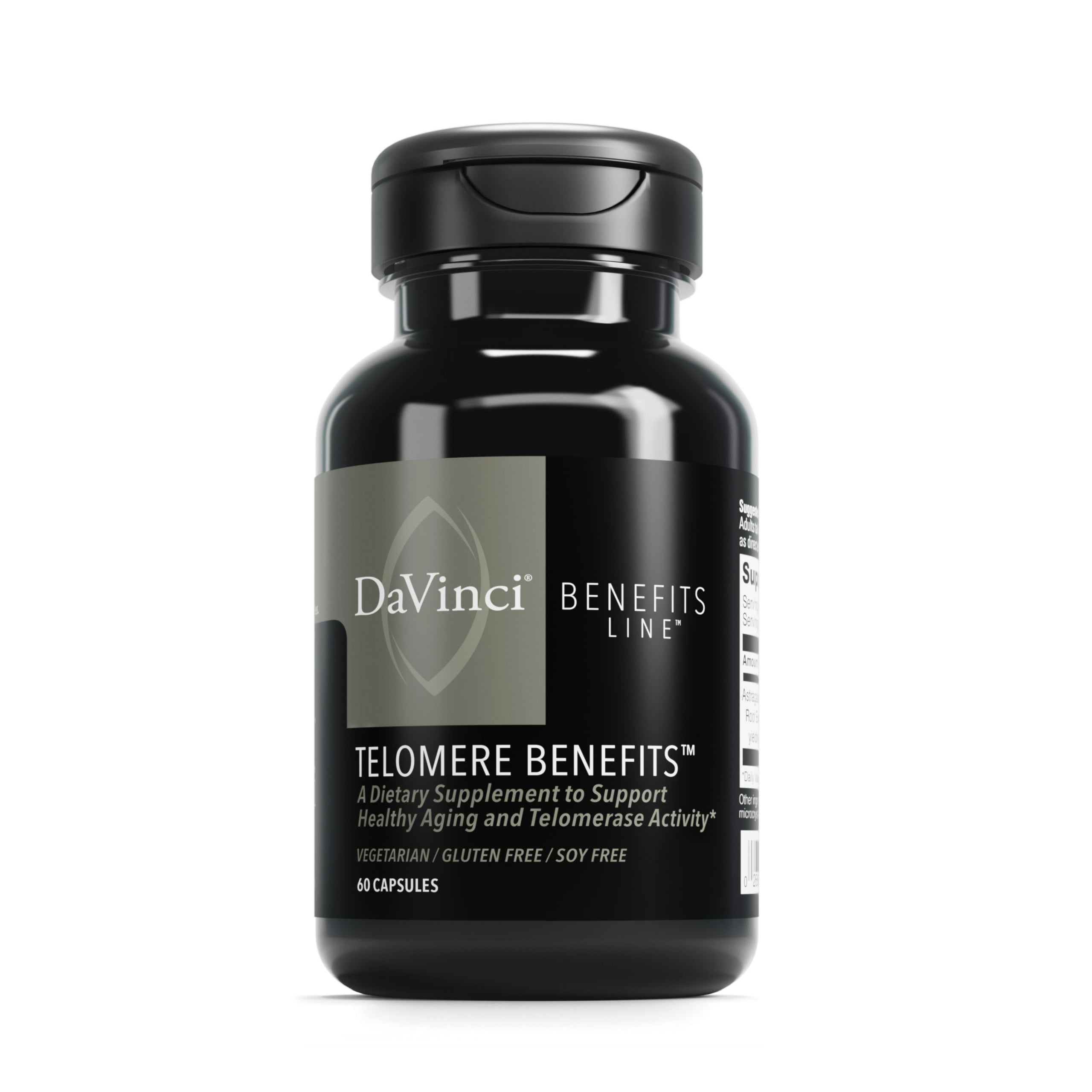 Telomere Benefits, 60 Capsules, DaVinci Laboratories of Vermont ...