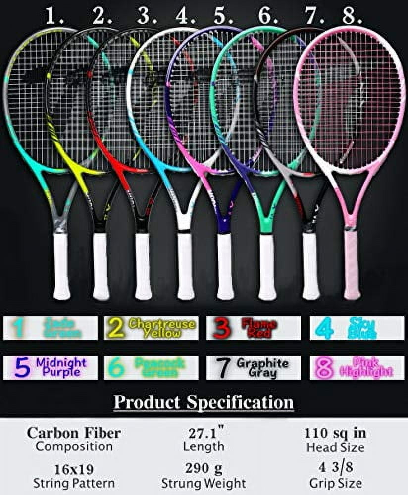 Teloon Sensus Series | Triple Shock Absorption | Adult Tennis Racquet ...