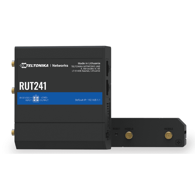 Teltonika Networks RUT241 4G LTE Cat 4 Cellular Router with WAN ...