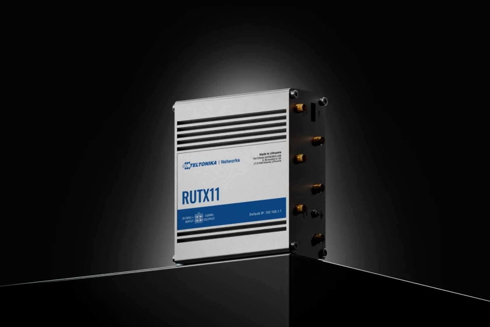 Teltonika RUTX11 LTE Cat 6 Industrial Cellular Router – 4G LTE, Dual ...