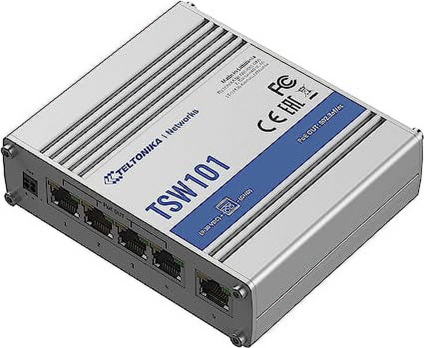 Teltonika TSW101 First Automotive-Dedicated unmanaged Switch with PoE+ ...