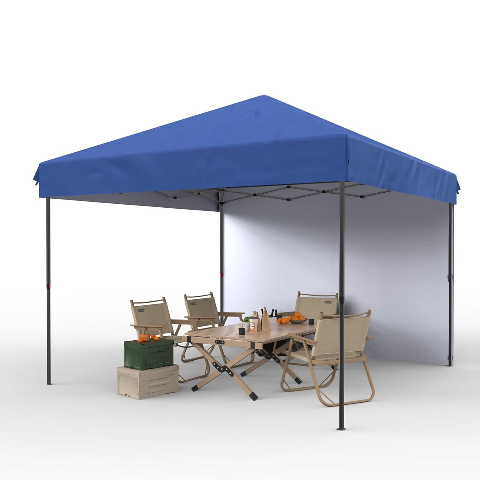Telyswee 10'x10' Pop Up Canopy Tent, Instant Canopies Portable Gazebo ...