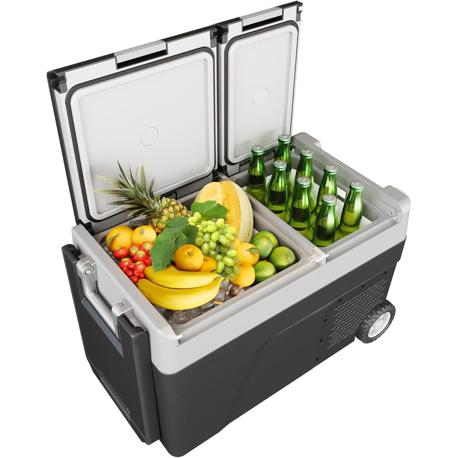 Telyswee 12V 40QT Portable Freezer Electric Cooler Car Refrigerator ...