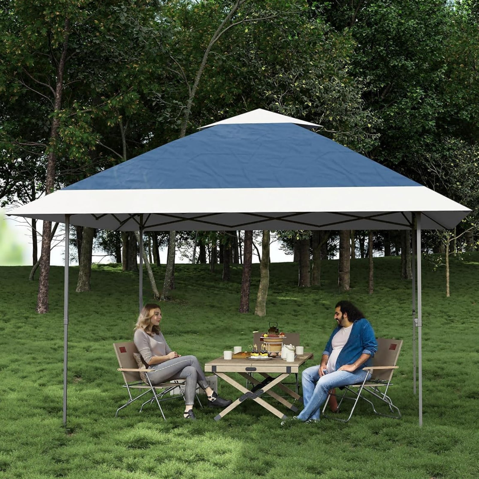 Telyswee 13'x13' Pop-up Gazebo Outside Patio Gazebo Outdoor Gazebo ...