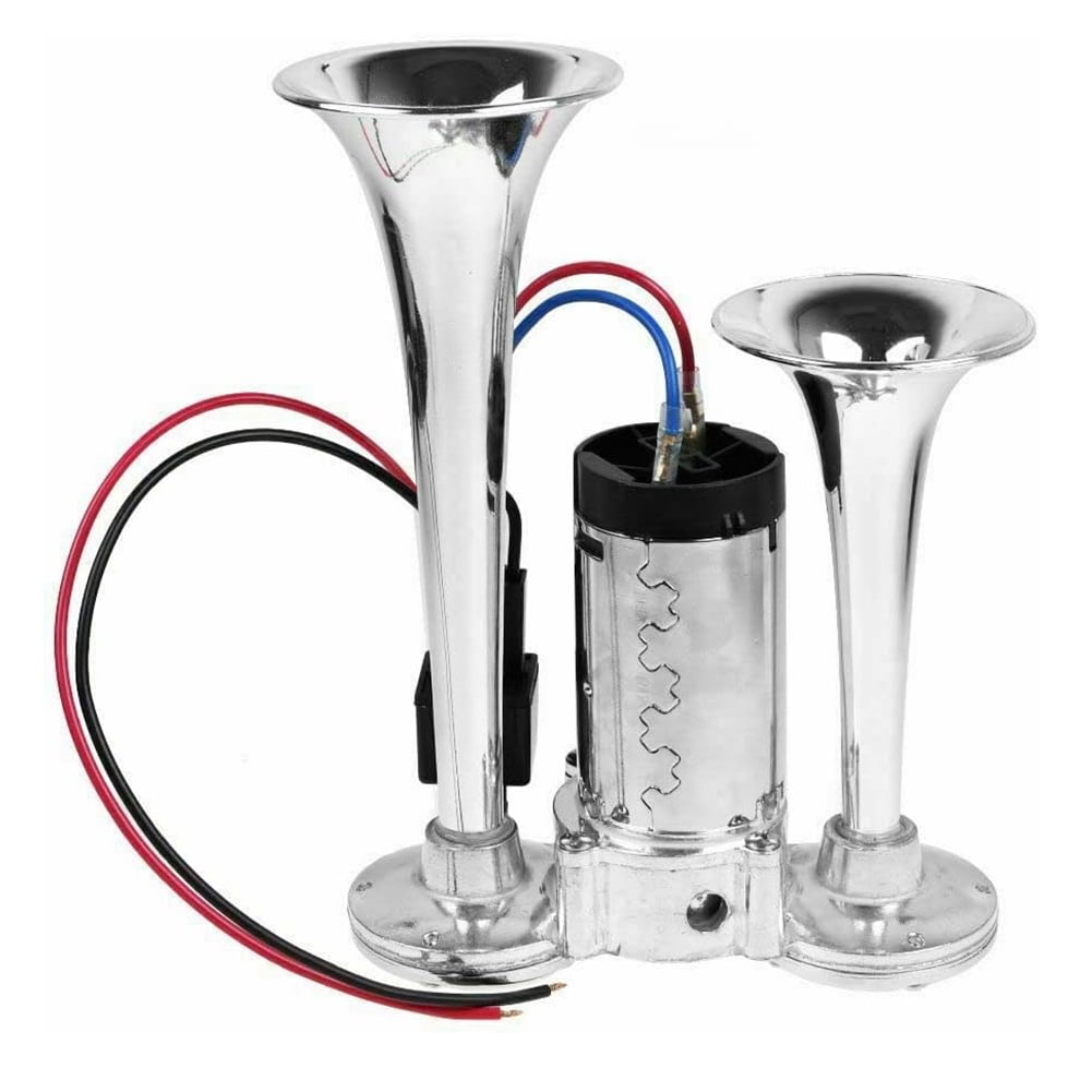 Telyswee 150DB 12V Dual Trumpets Super Loud Car Electric Horn Truck ...