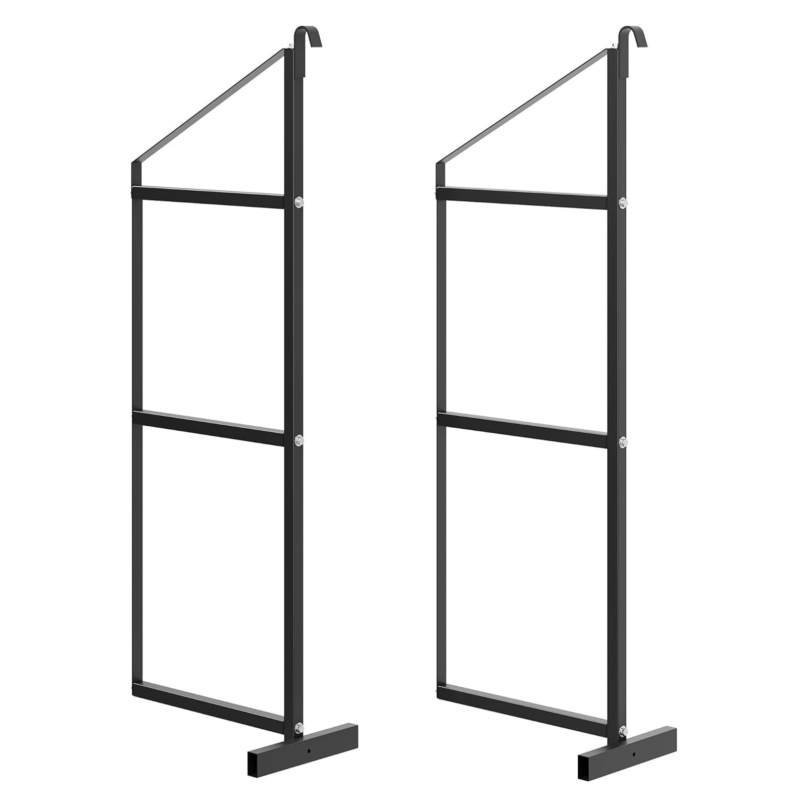 Telyswee 2 Pack of 3 Tier Shipping Container Shelving Bracket 22" x 60 ...