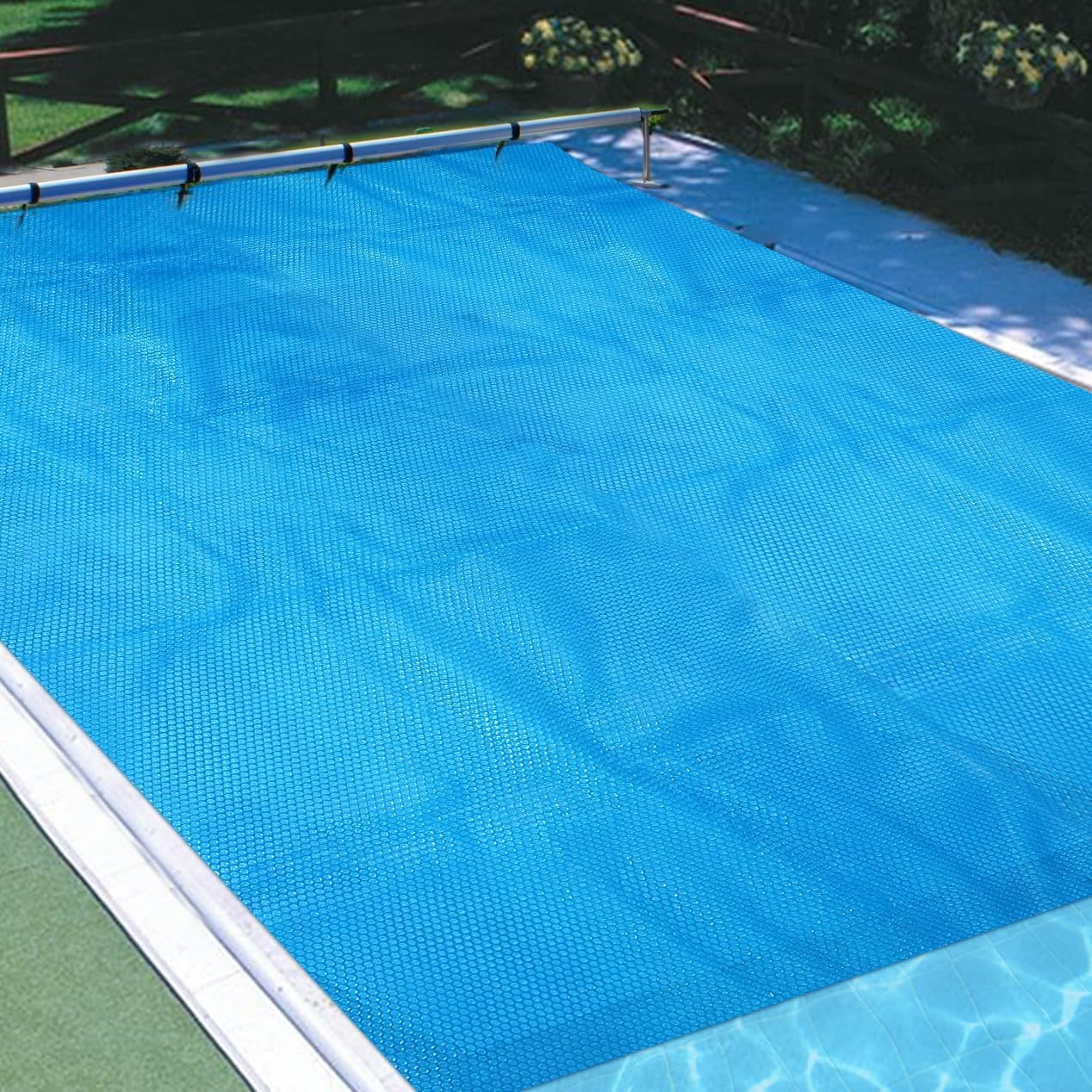 Telyswee 20'x40' Premium Rectangle Solar Pool Cover 14 Mil for Solar ...