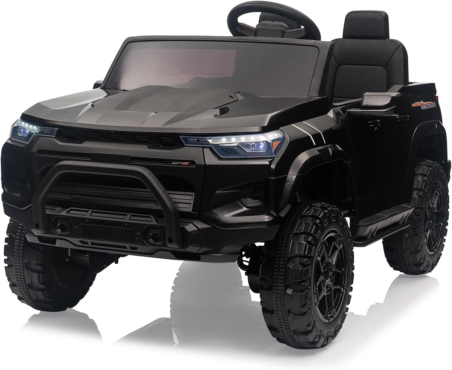 Telyswee 24V 2 Seater Ride On Truck for Kids, Battery Powered Vehicle ...