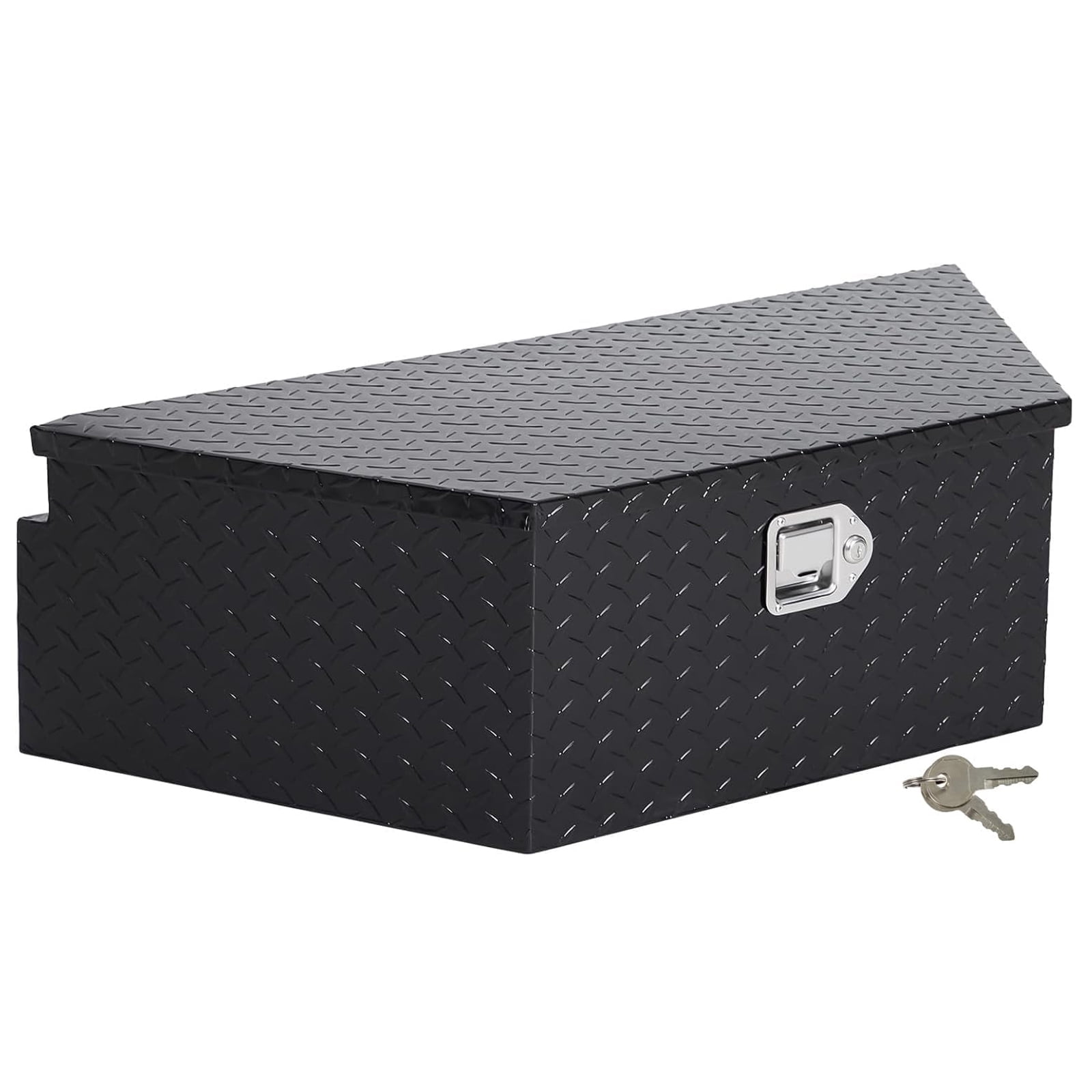 Telyswee 33" Trailer Tongue Box Heavy Duty Aluminum Trailer Tool Chest ...
