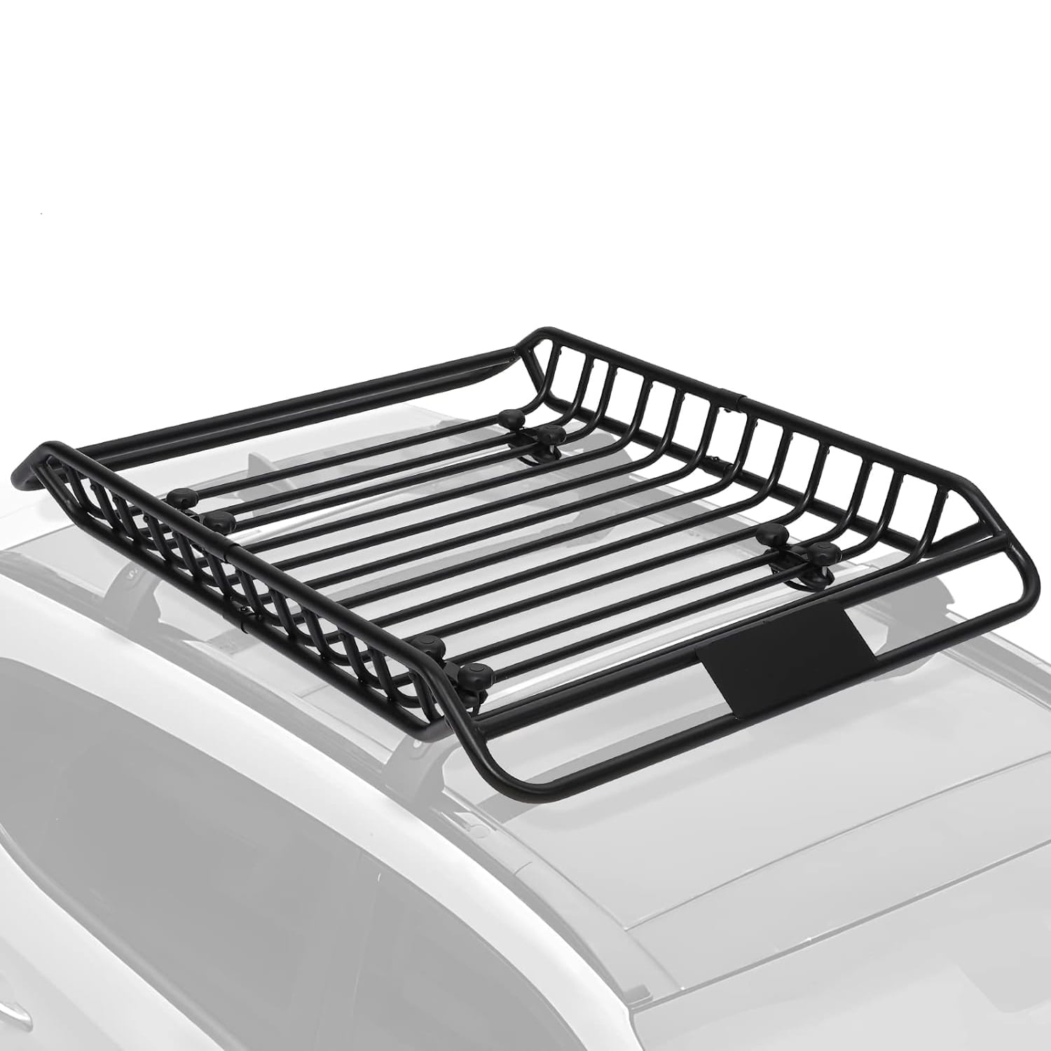 Telyswee 50" x 37.5" x 6.3" Rooftop Cargo Basket Universal Roof Rack ...