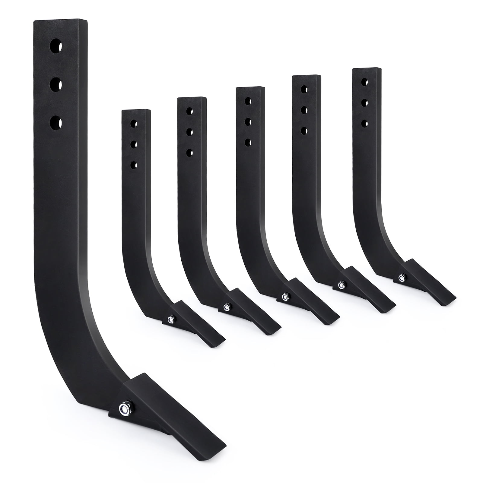 Telyswee 6 Pack Box Blade 16" Rippers Shank, 3 Holes Box Scraper ...