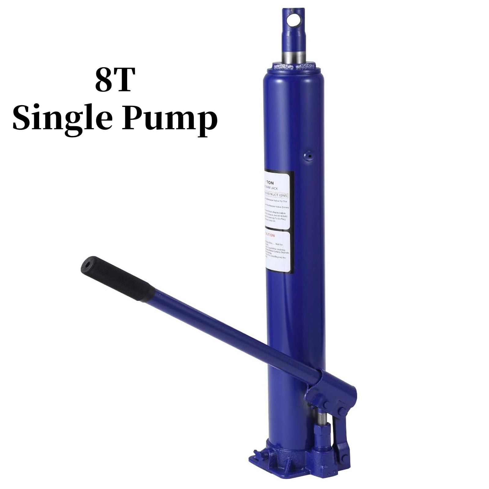 Telyswee 8 Tons/17636 Lbs Hydraulic Long Ram Jack with Single Piston ...