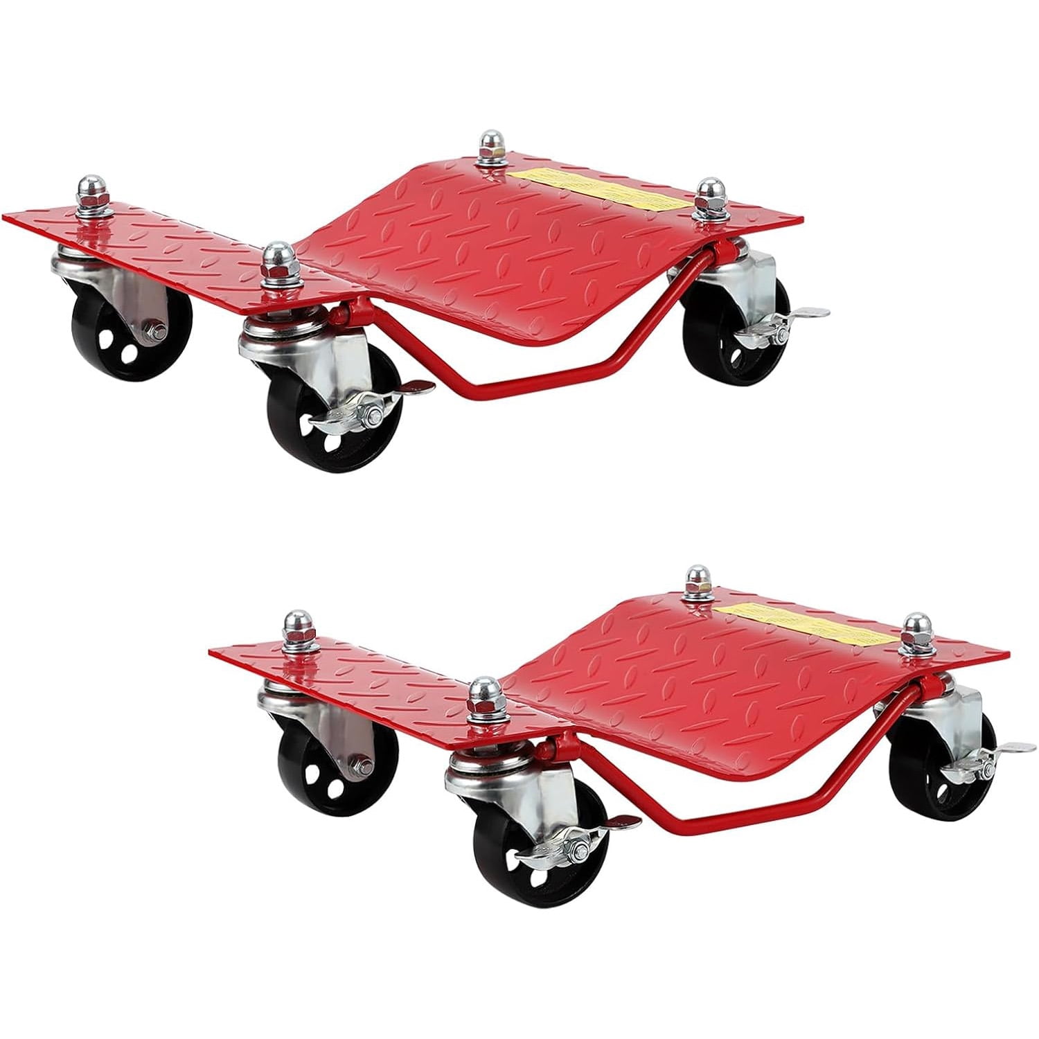 Telyswee Car Dolly Set, 2000 LBS Capacity Heavy Duty Vehicle Wheel ...