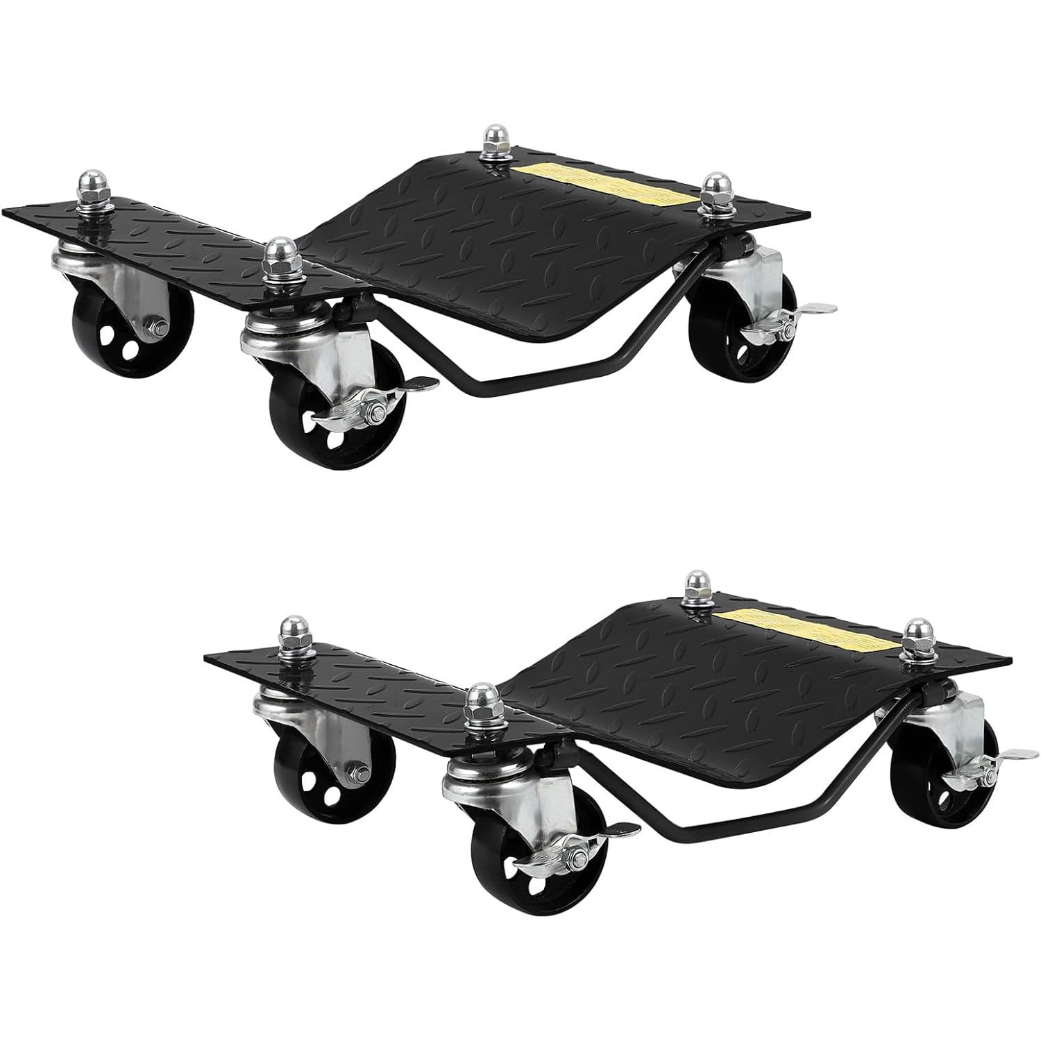 Telyswee Car Dolly Set, 2000 LBS Capacity Heavy Duty Vehicle Wheel ...