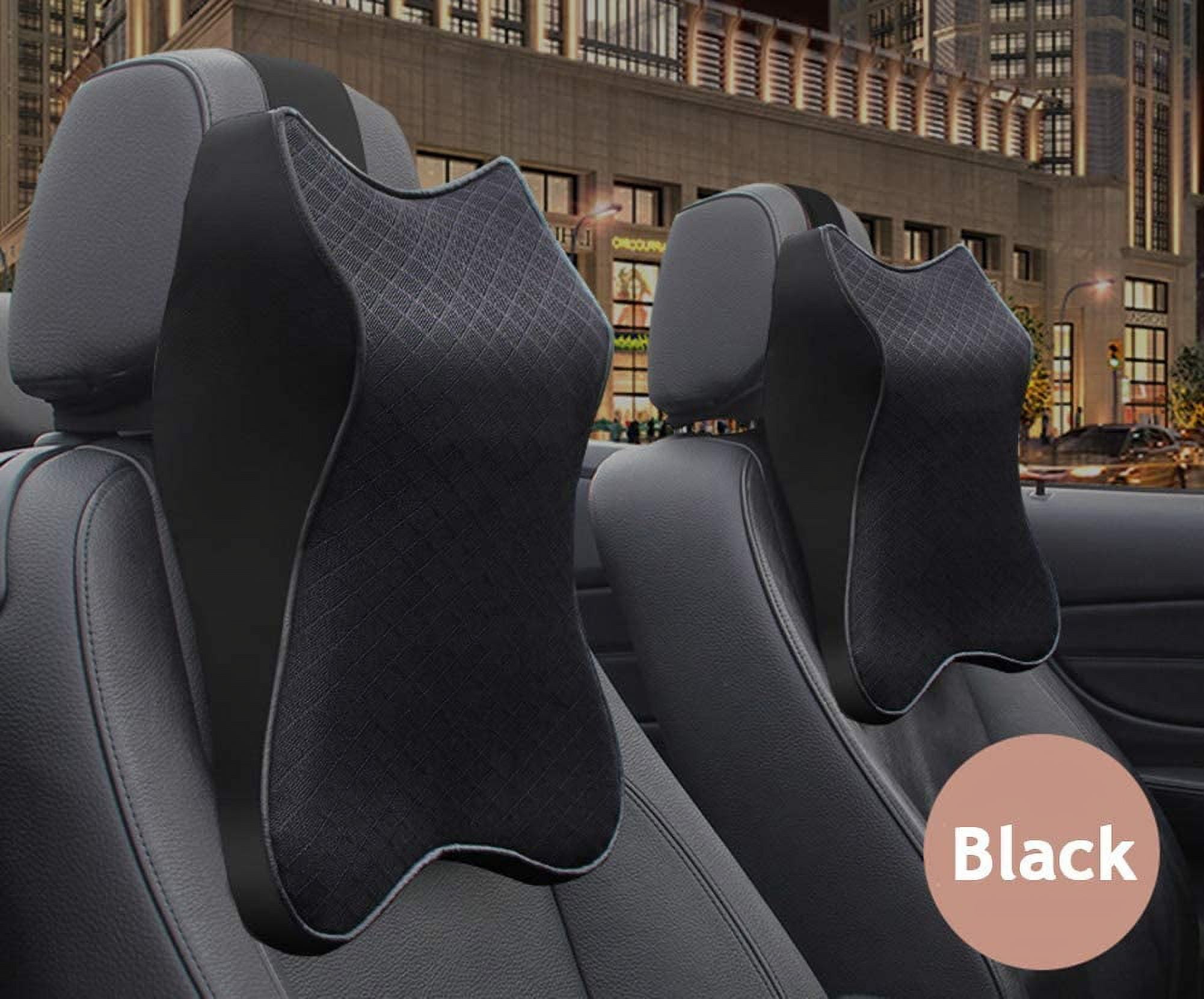 Telyswee Car Seat Headrest Neck Rest Cushion Ergonomic Car Neck Pillow ...