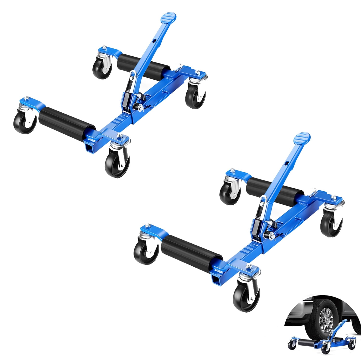 Telyswee Car Wheel Dolly with Tire Jack, Trailer Dolly for Vehicle ...