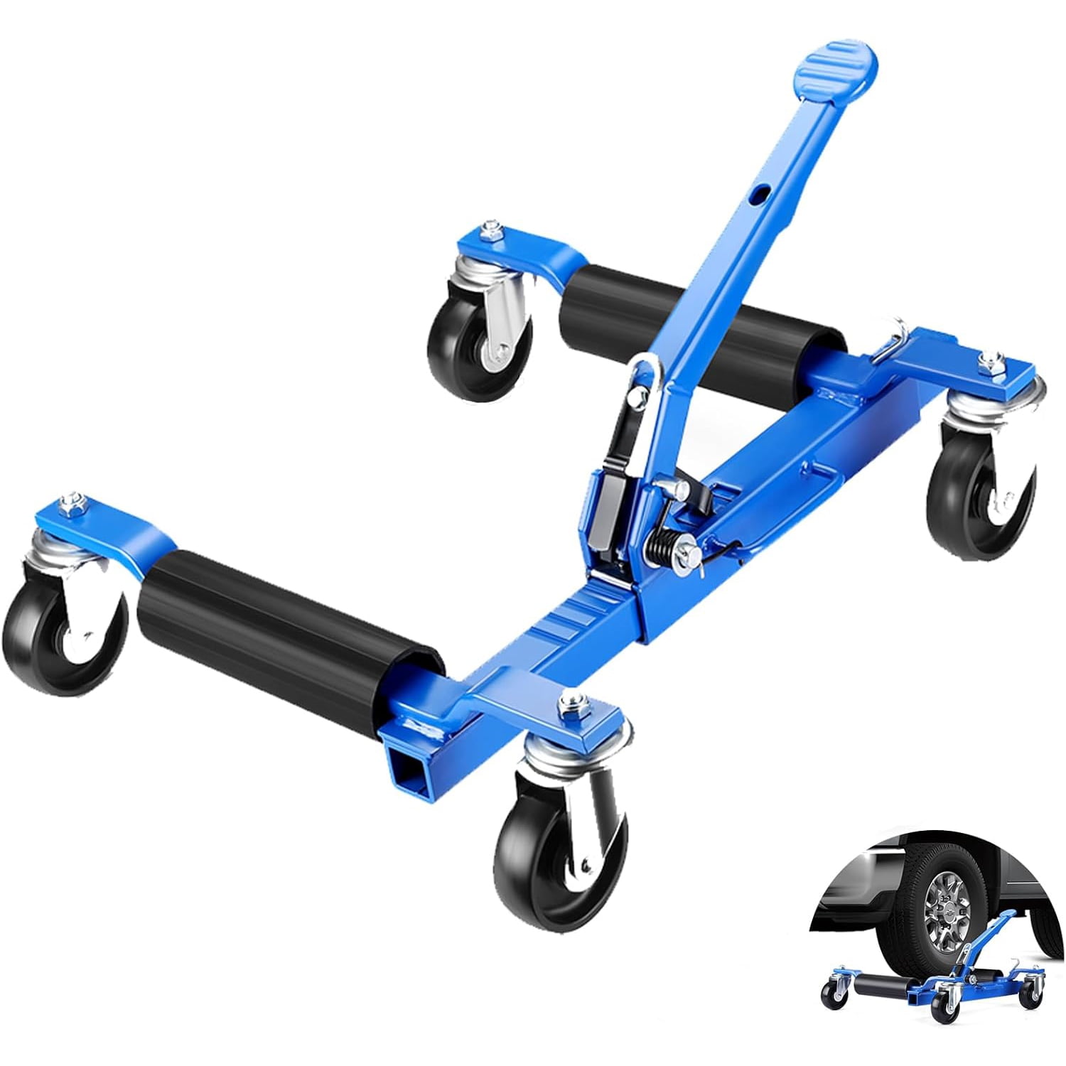 Telyswee Car Wheel Dolly with Tire Jack, Trailer Dolly for Vehicle ...