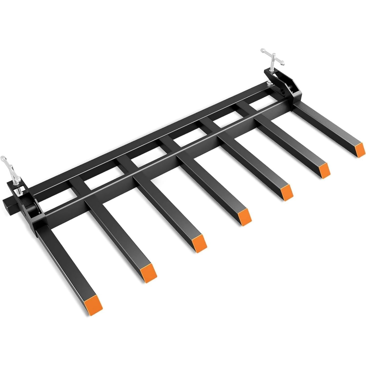 Telyswee Clamp on Debris Forks Fit 72" Buckets, 5500 lbs Capacity, 7 ...