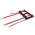 Telyswee Dual Prong 39" Hay Bale Spear Attachment, Front Skid Steer ...