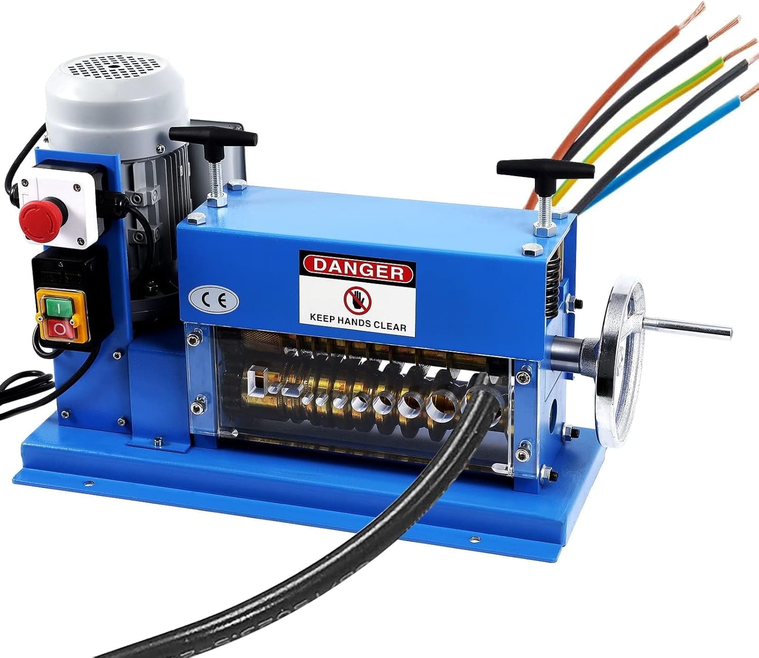 Telyswee Electric Wire Stripping Machine for 0.06" -1.5", 370W ...