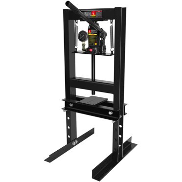 Strongway 12-Ton Metal Tool Hydraulic Shop Press - High-Grade Steel ...