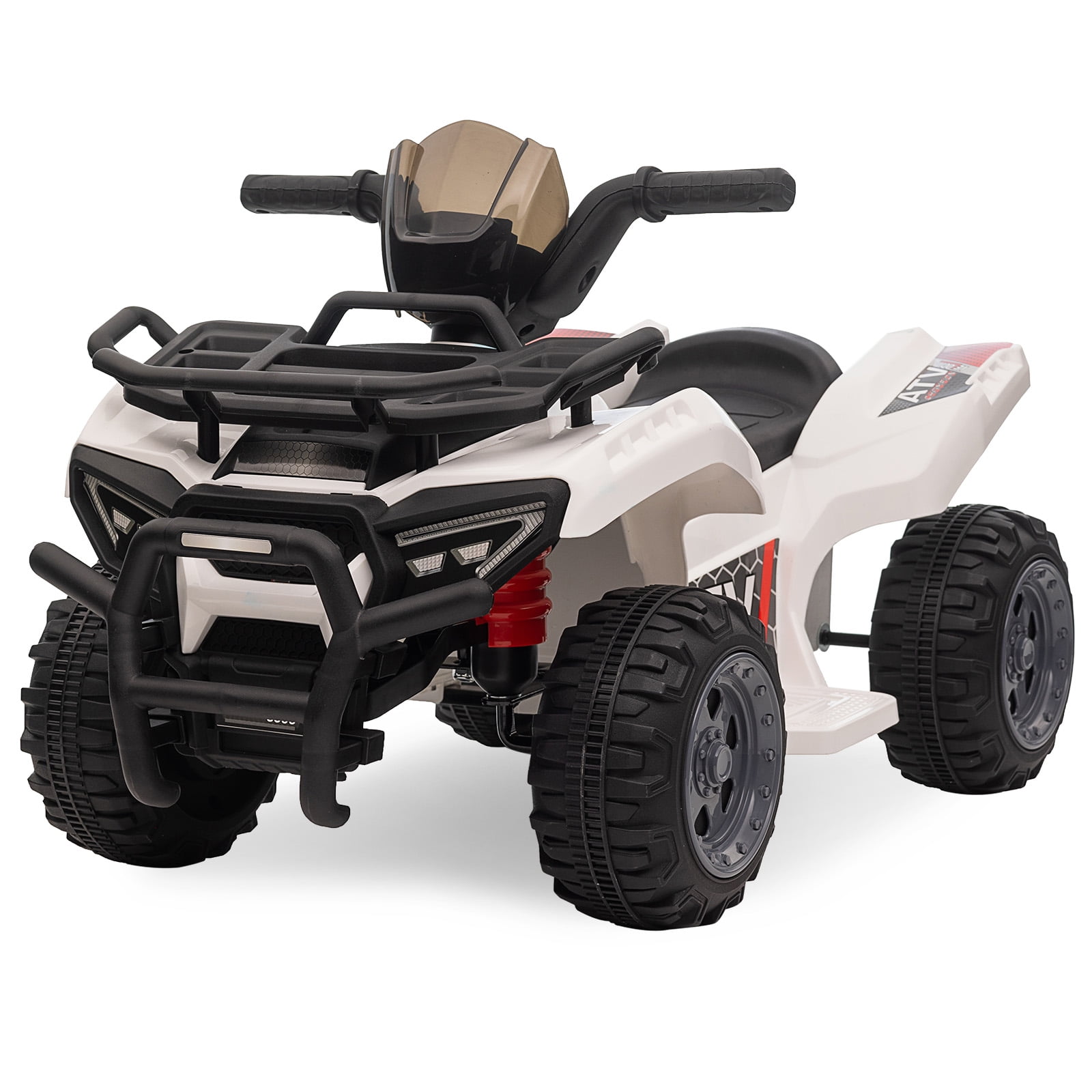 Telyswee Kids ATV 4 Wheeler 6V Ride on Car Toy with Music, 1.8 MPH Max ...