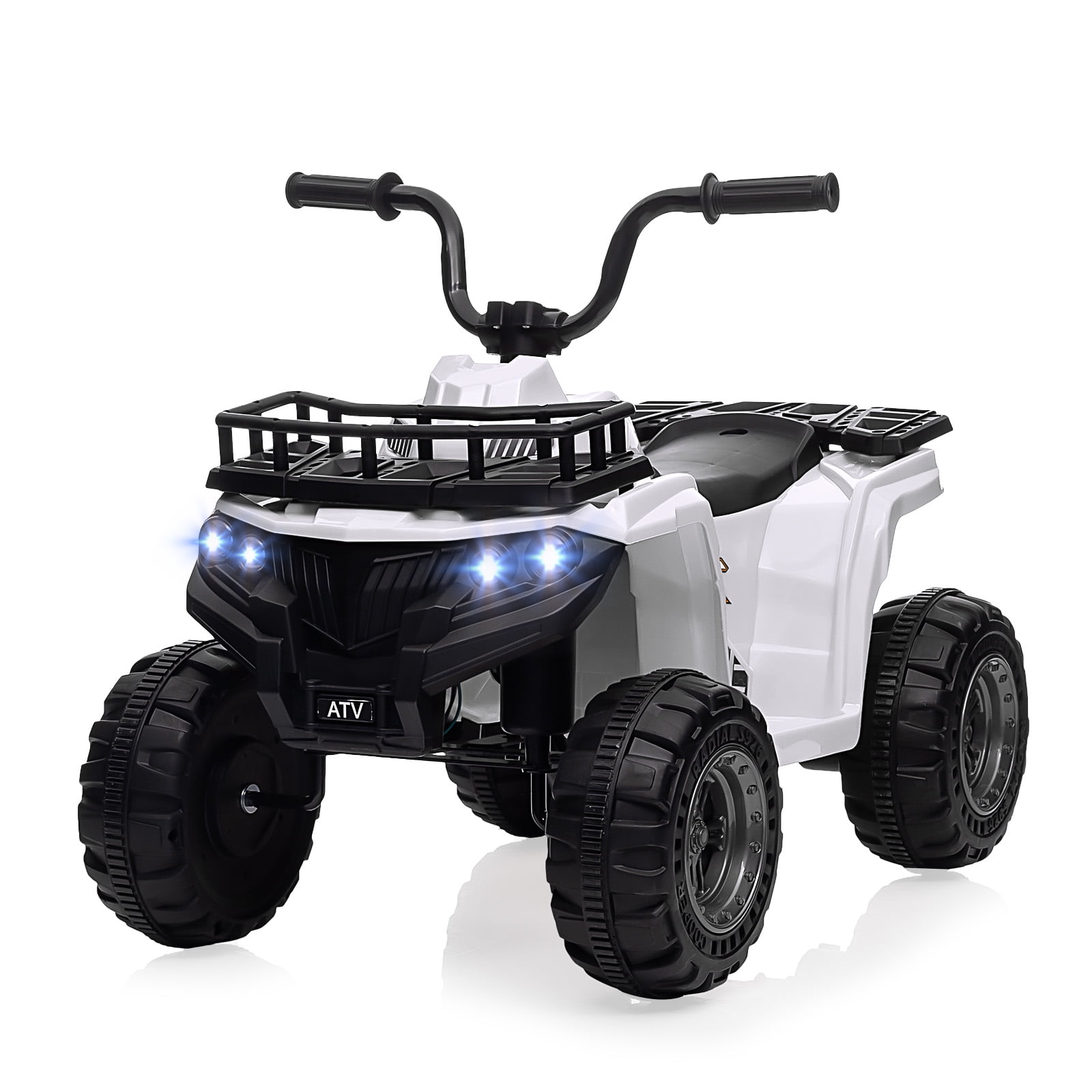 Telyswee Kids Ride On ATV 12V Battery Powered Electric Vehicle, 4 ...