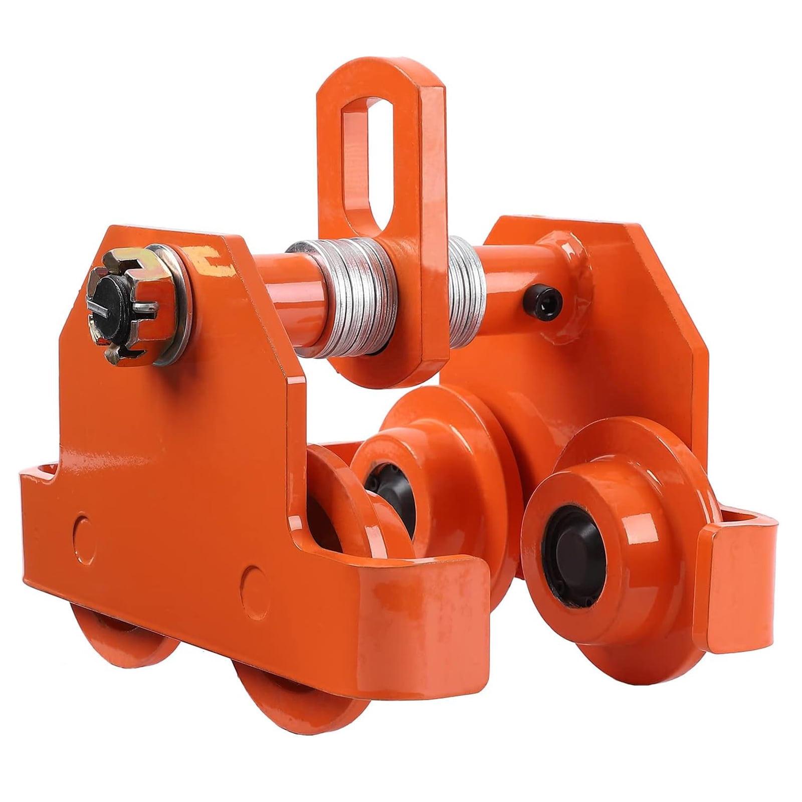 Telyswee Manual Trolley 4400lbs/2 Ton Load Capacity Beam Trolley with ...
