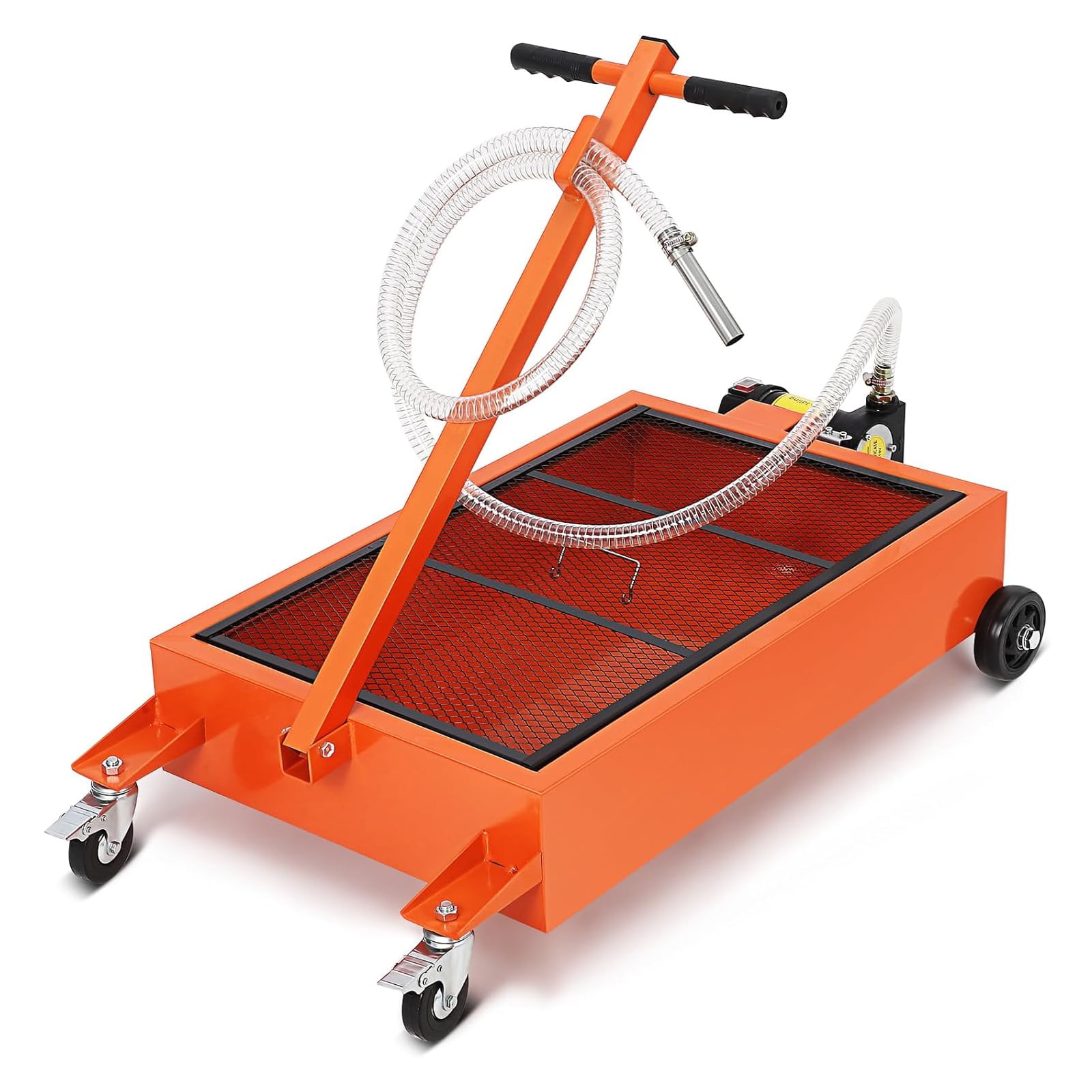 Telyswee Oil Drain Pan 15/20 Gallon Low Profile Oil Drain Pan with ...