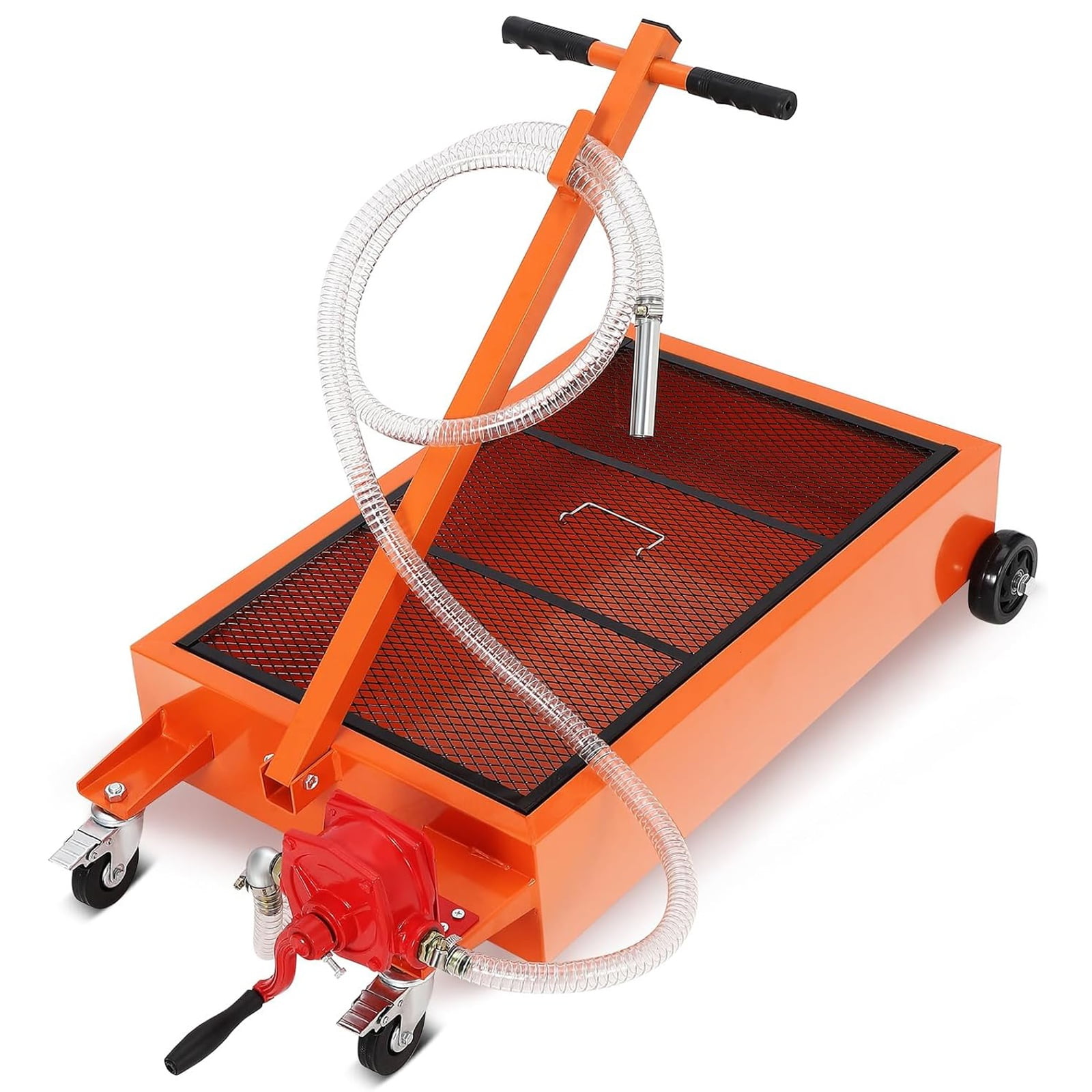 Telyswee Oil Drain Pan 15/20 Gallon Low Profile Oil Drain Pan with ...