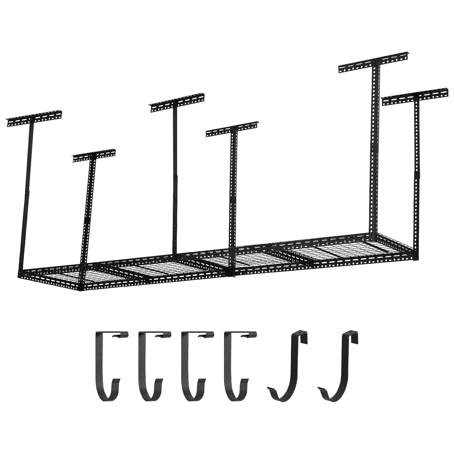 Telyswee Overhead Garage Storage Rack, 22"-40" Height Adjustable ...