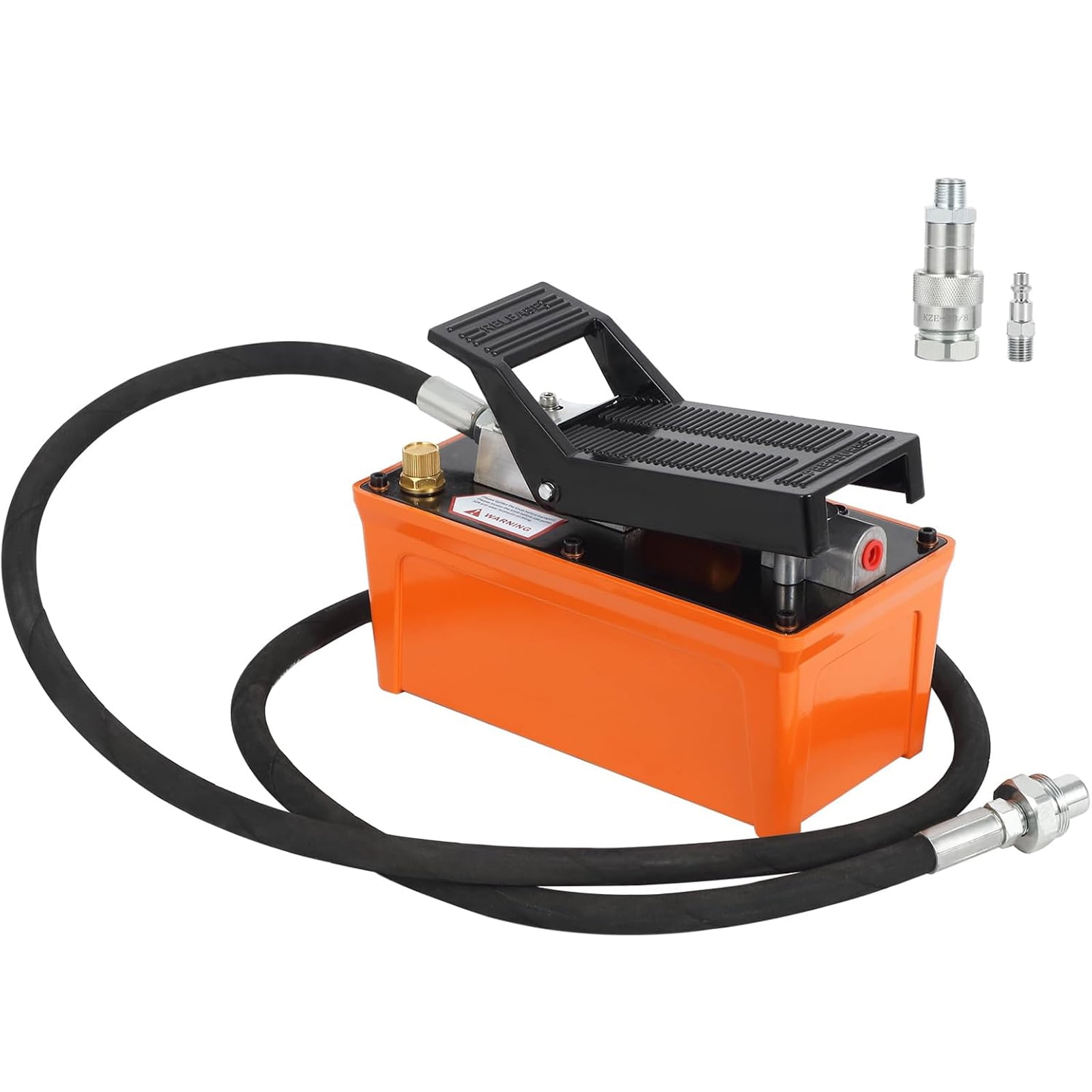 Telyswee Pneumatic Hydraulic Pump Rectangle Oil Pump with 6.6ft Hose ...