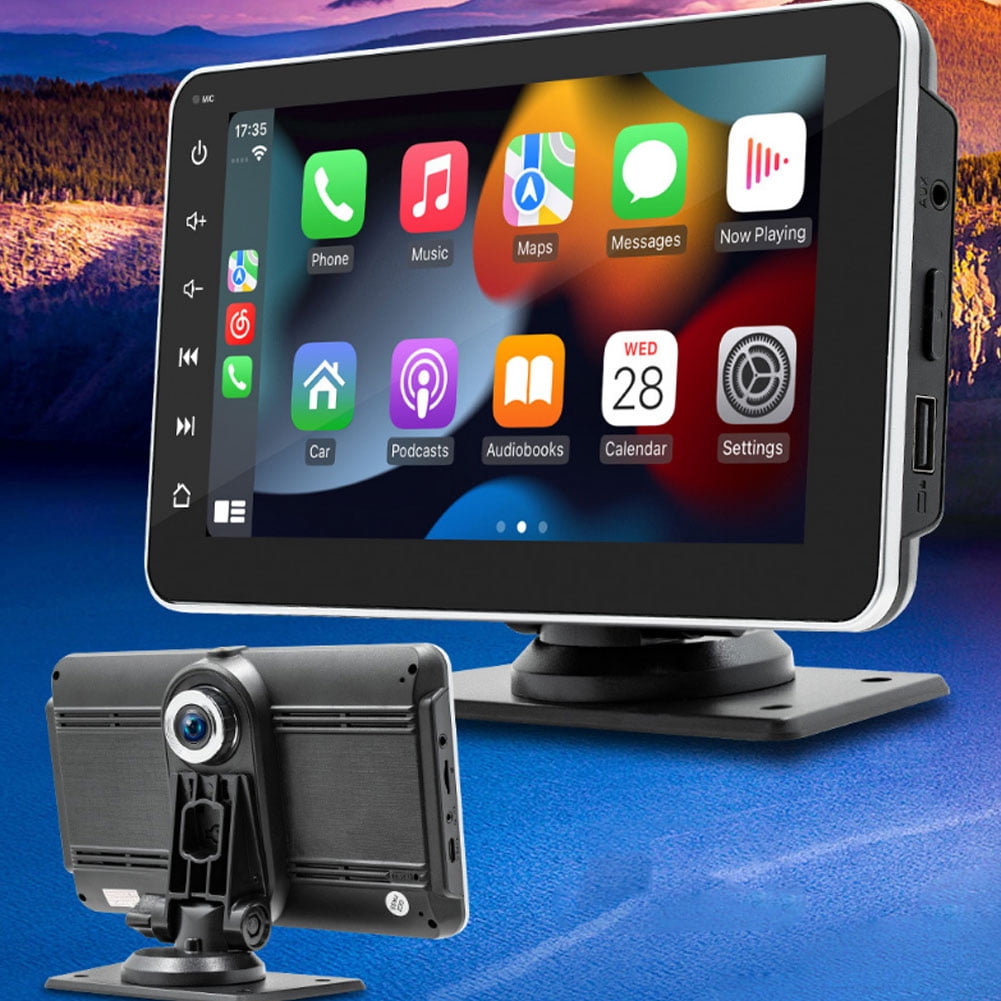 Telyswee Portable Car Stereo Compatible for Ios Android Car Interaction ...