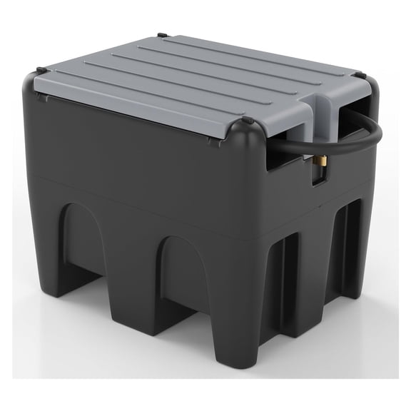 Portable Diesel Tank 58 Gal Oil Fuel Tank with 12V Electric Transfer ...