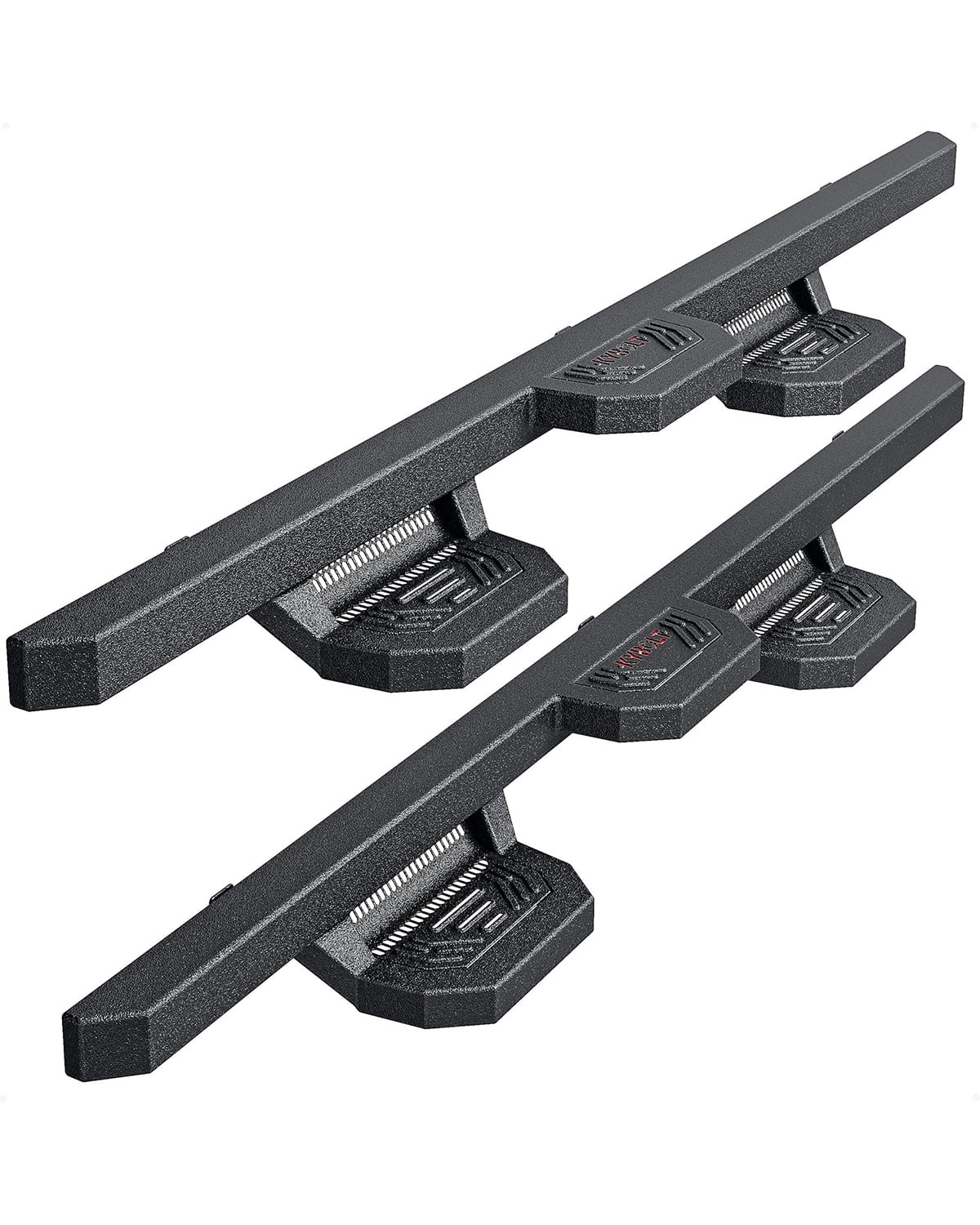 Telyswee Running Boards Side Steps Black Powder Coating Rock Sliders ...
