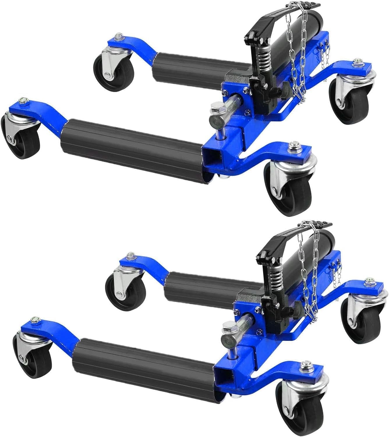 Telyswee Set of 2 Car Wheel Dolly Jack 3000Lbs Capacity Trailer Dolly w ...