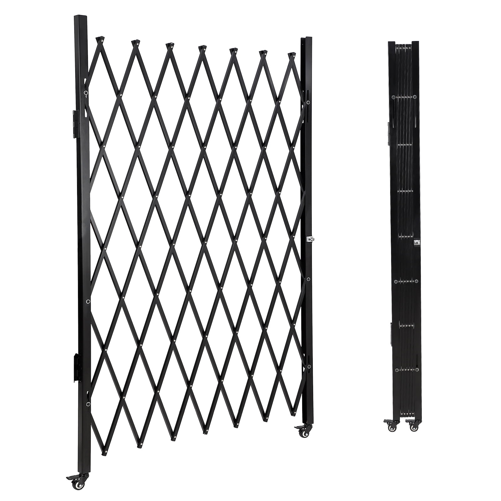 Telyswee Single Double Folding Security Door, Portable Flexible ...