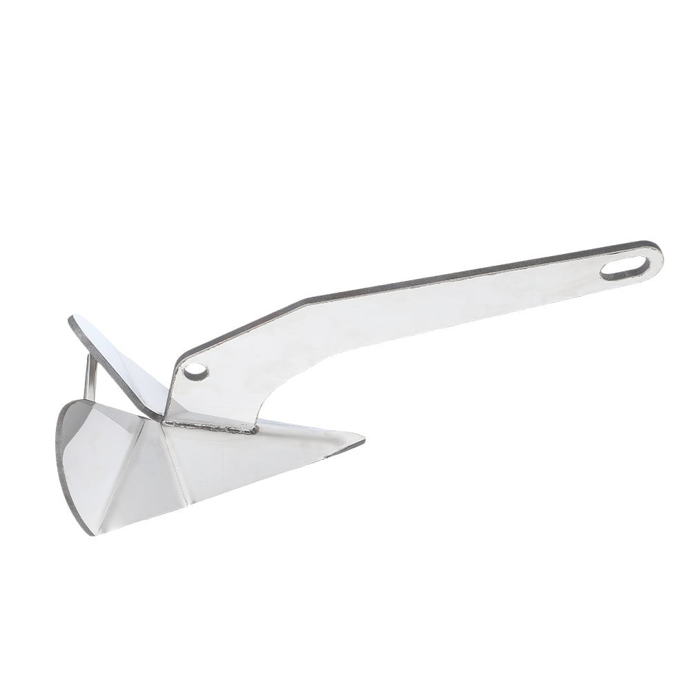 Telyswee Triangle Boat Anchor 22lbs 316 Stainless Steel Delta-Style ...