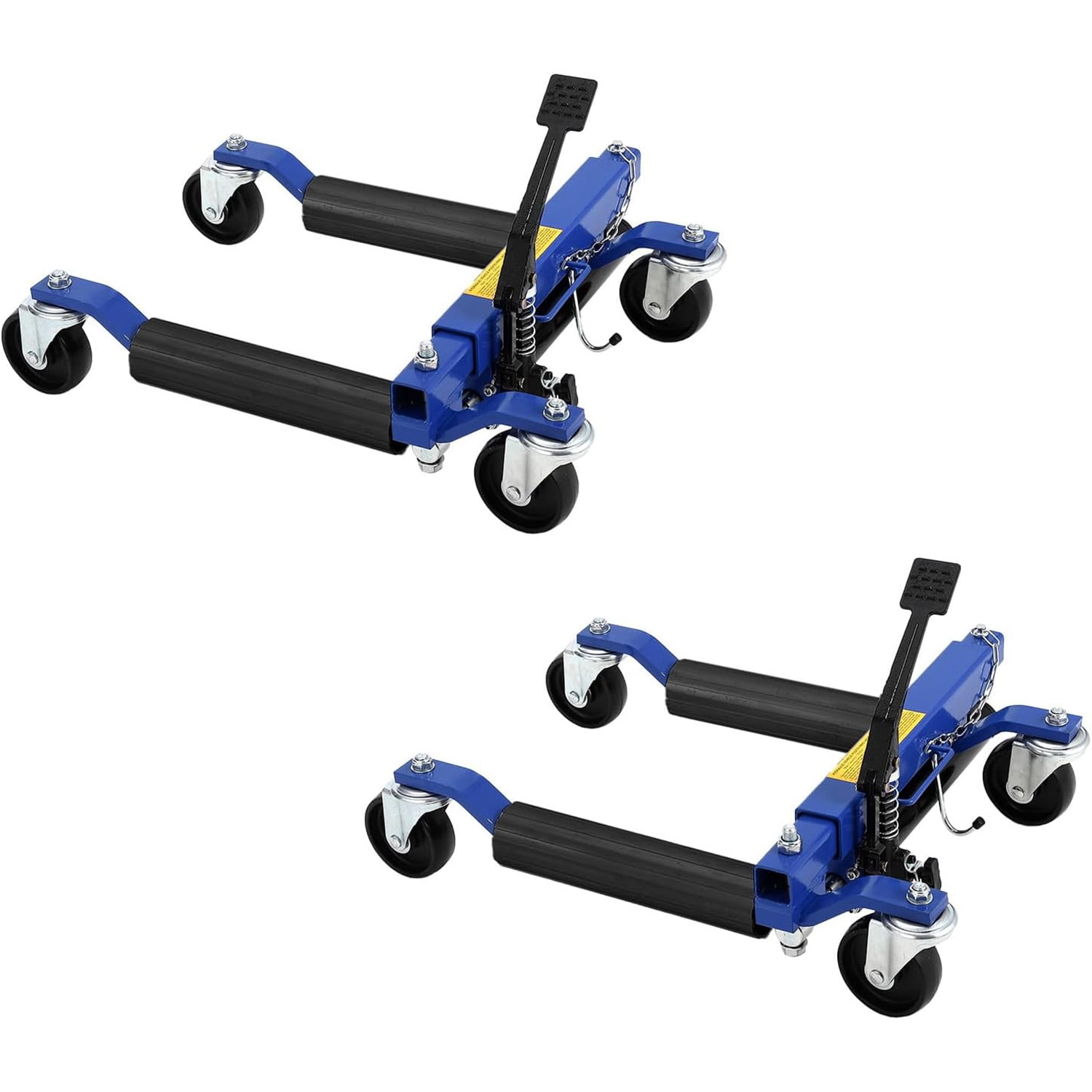 Telyswee Wheel Dolly Jack Set of 2, 3000LBS Hydraulic Car Tire Dolly ...