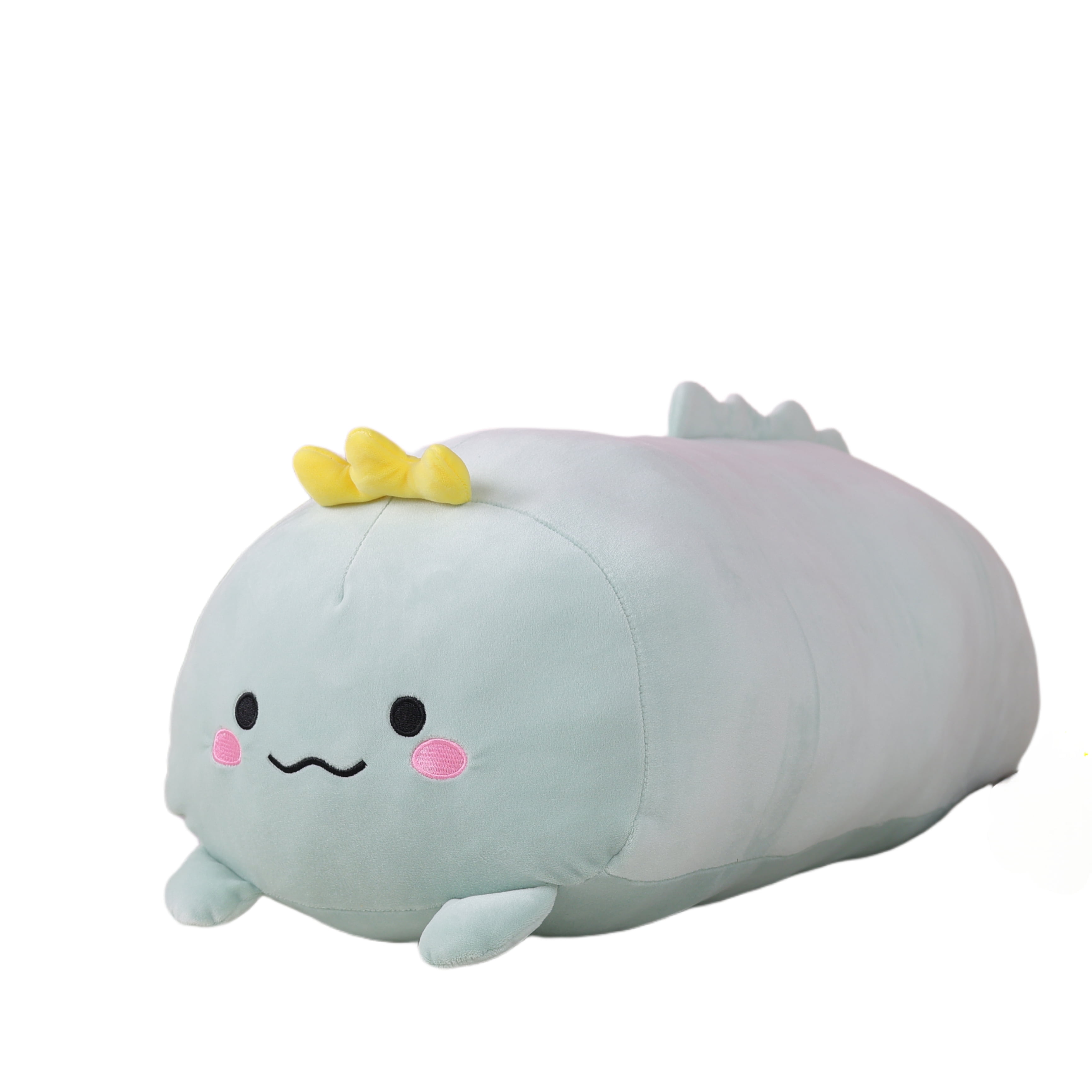 TemBe 23.6 inch Cute Large Dinosaur Plush Stuffed Animal Pillow, Very ...