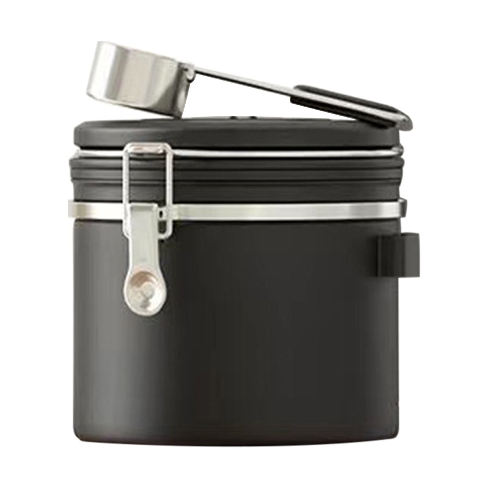 Temacd 1.2L/1.5L 1 Set Coffee Bean Storage Jar Stainless Steel Coffee Canister with Date Tracker ...