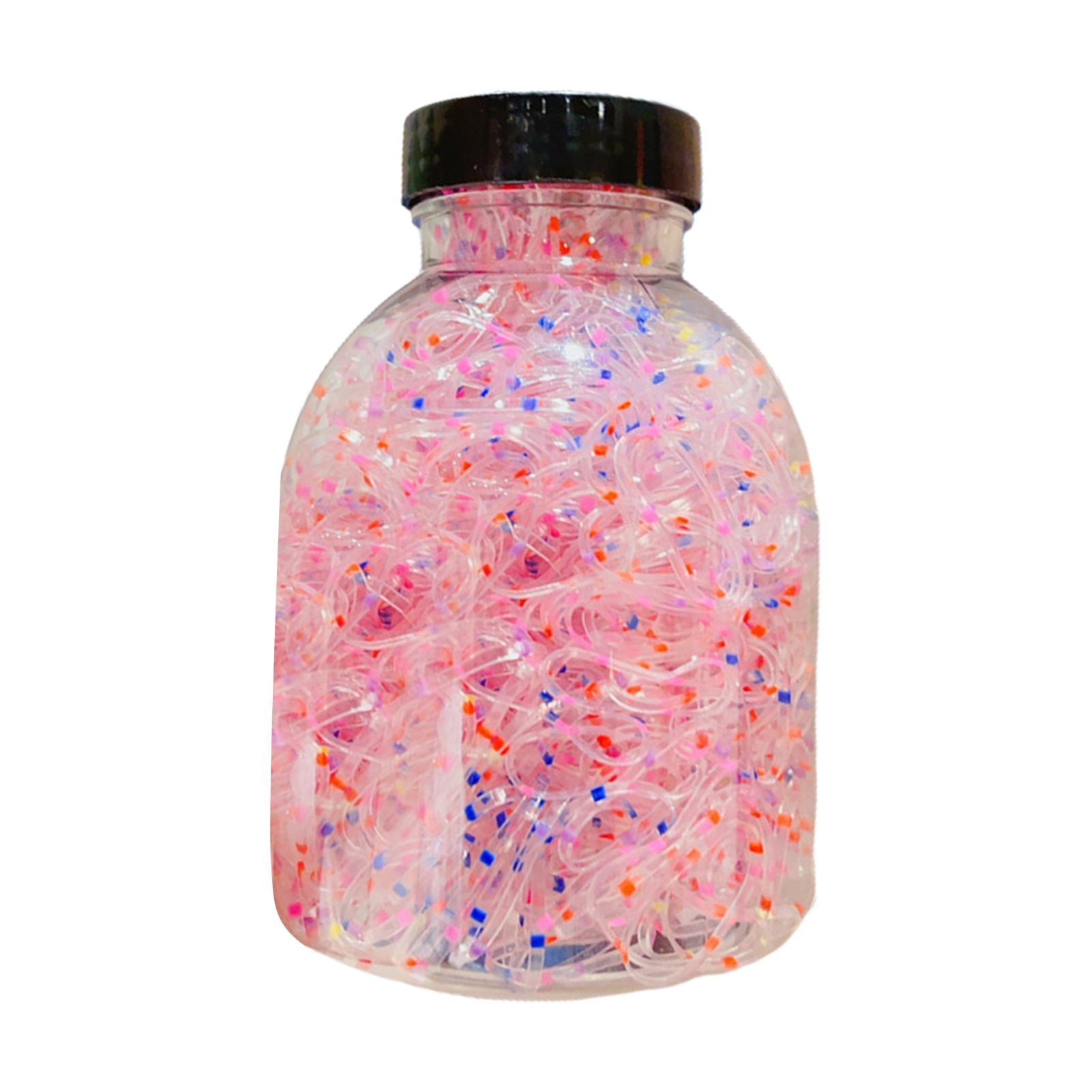 Temacd 1 Box Girls Colourful Disposable Rubber Band Elastic Hair Bands ...