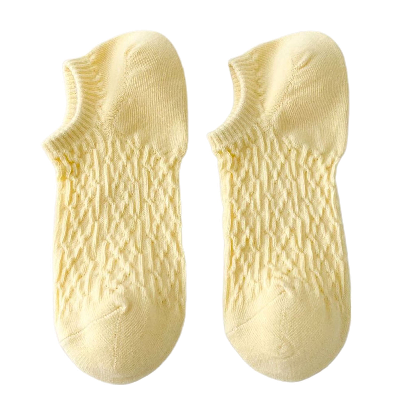 Temacd 1 Pair Cotton Women Socks Thin Jacquard Boat Socks for Daily ...