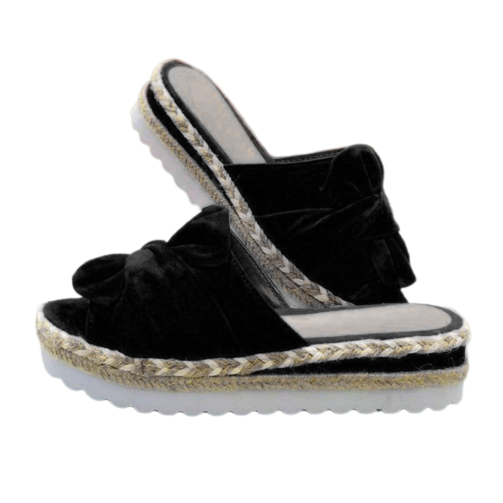 Temacd 1 Pair Women Beach Sandals Summer Slippers Thick Sole Anti-skid ...