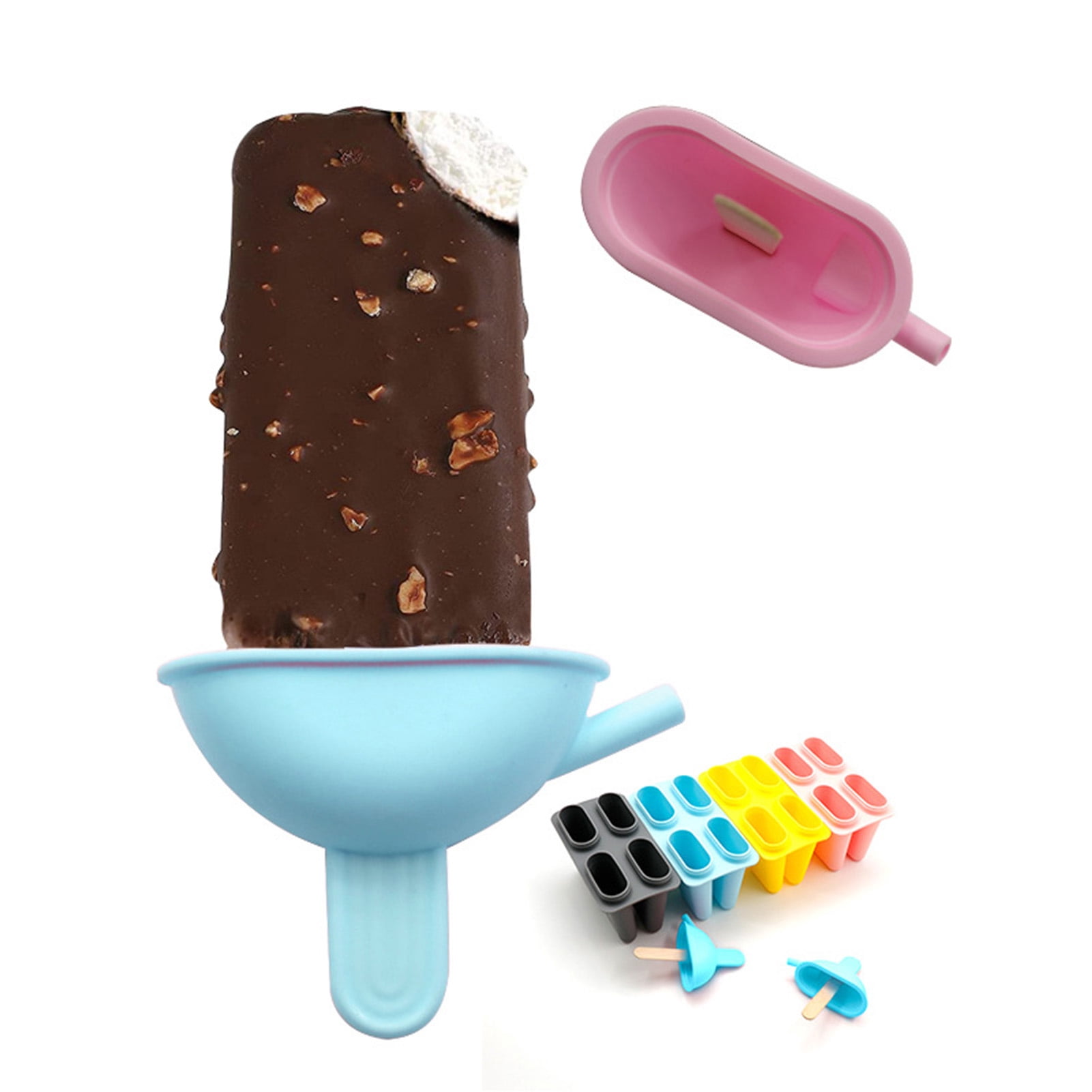 Temacd 1 Set Ice Cream Mold Non-stick Easy Demoulding Food Grade ...