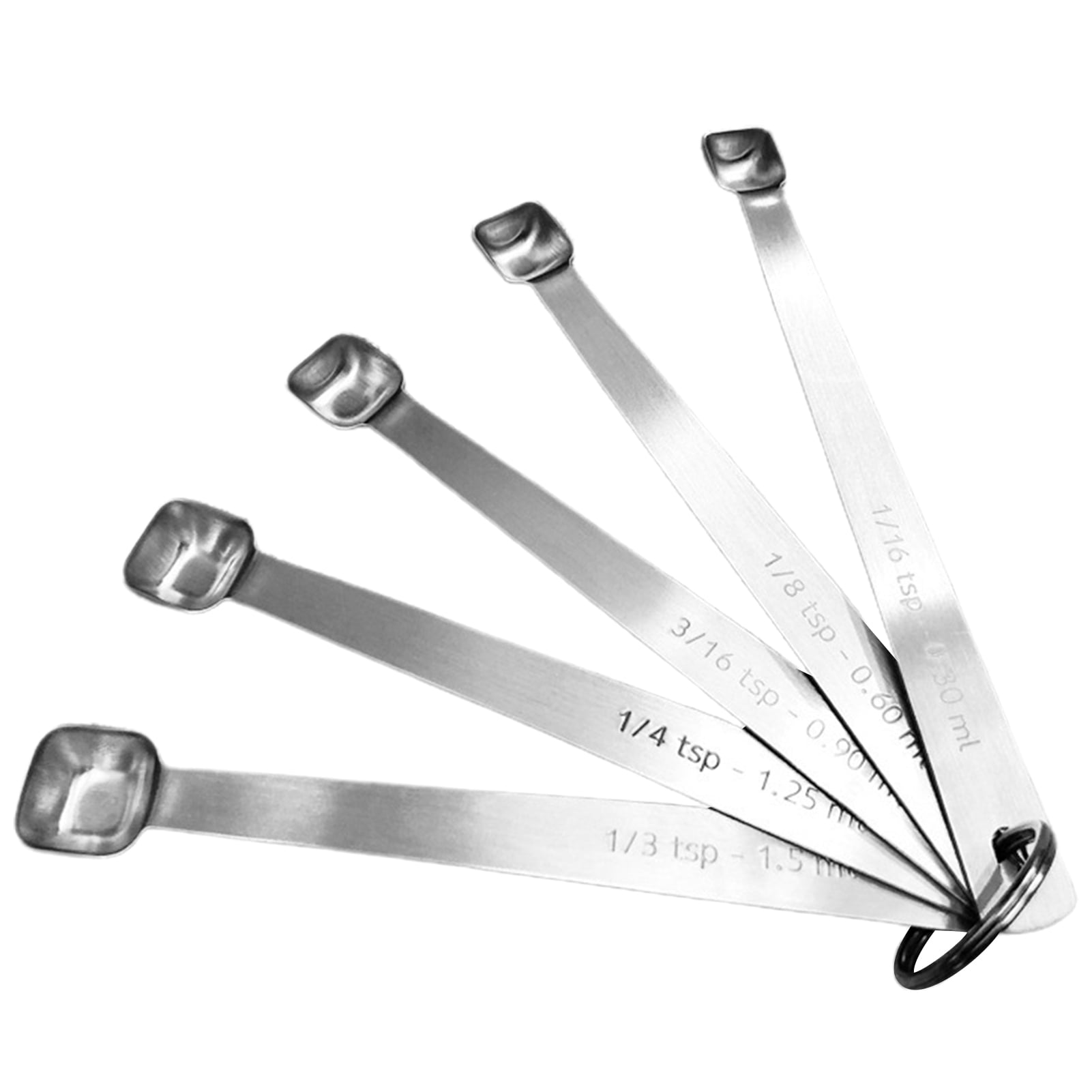 Temacd 1 Set Measuring Spoon Food Grade Polished Surface Rustproof High ...