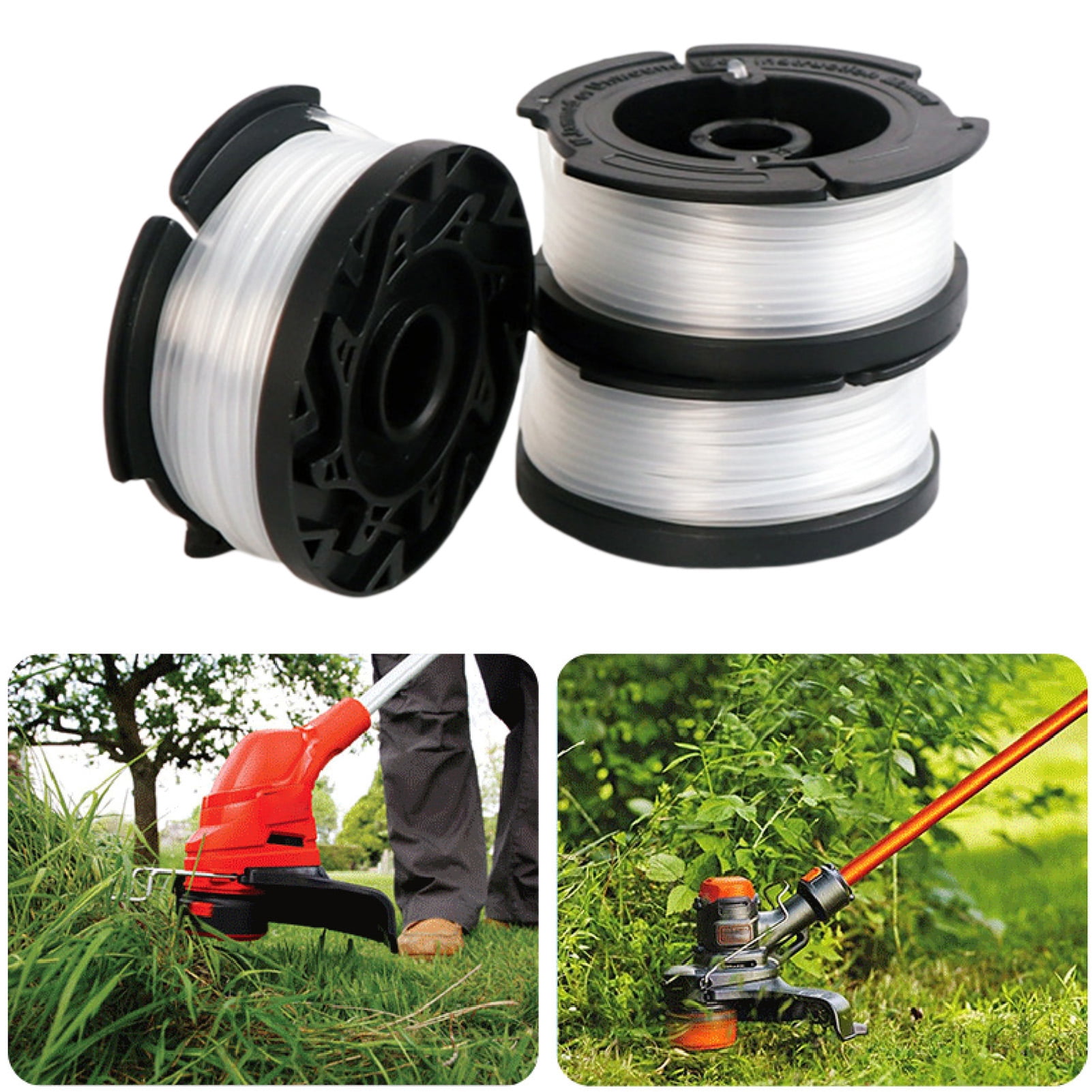 Temacd 1 Set Mowing Rope Durable Effortless Lawn Maintenance Preloaded ...